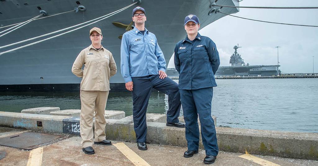 Sailors dish on new Navy uniforms