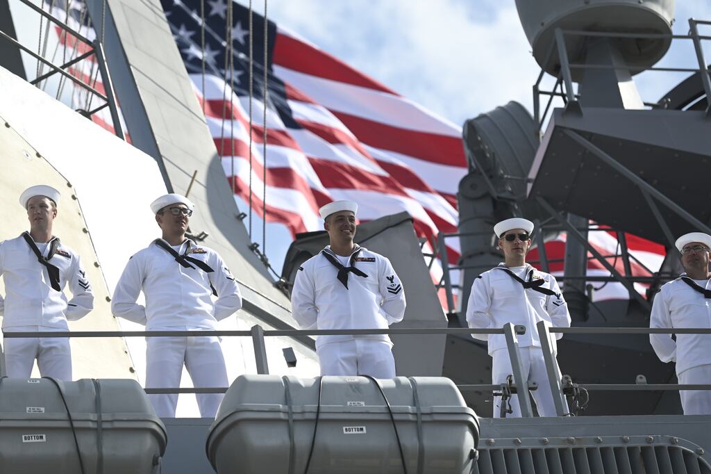 After an historic deployment, the USS Carney is home