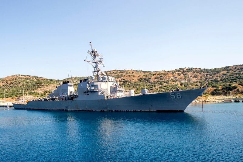USS Laboon shoots down four drones in Red Sea