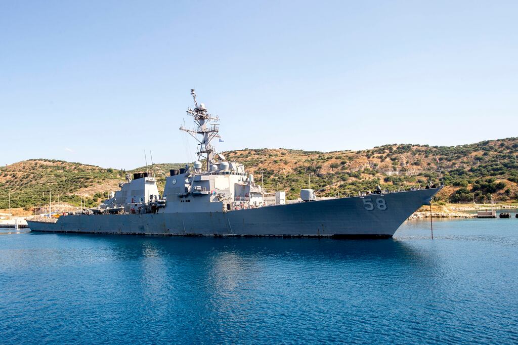 USS Laboon shoots down four drones in Red Sea
