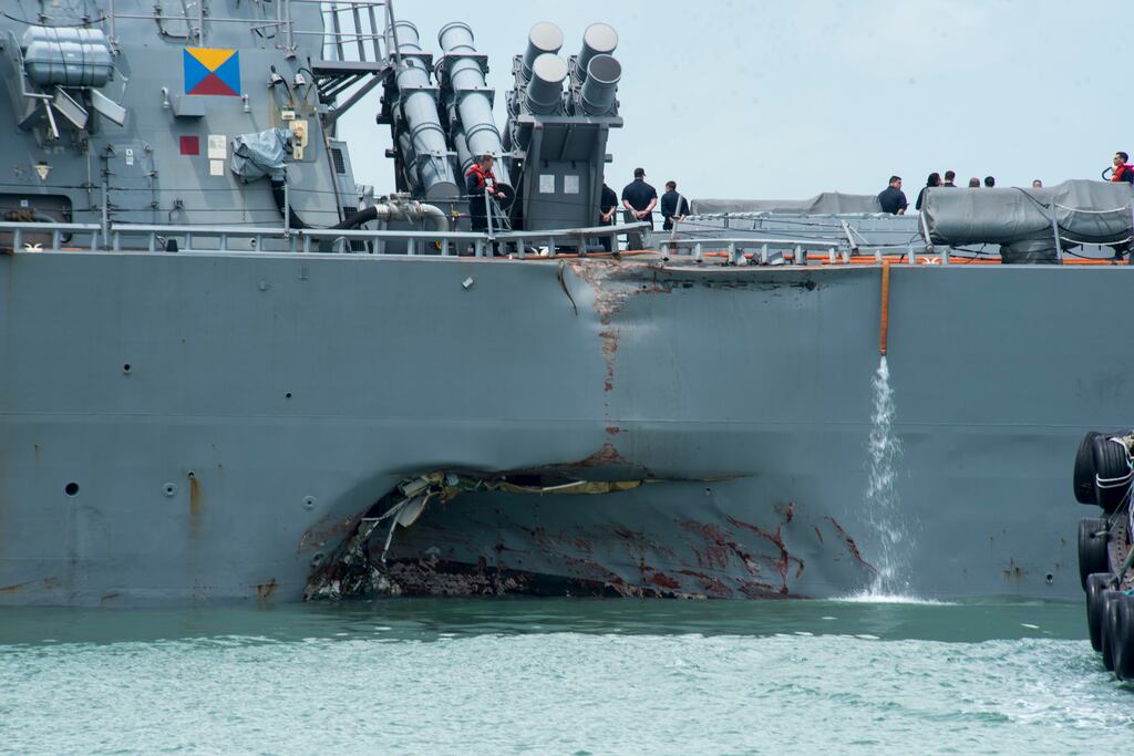 The Fitzgerald and McCain Collisions | Navy Times