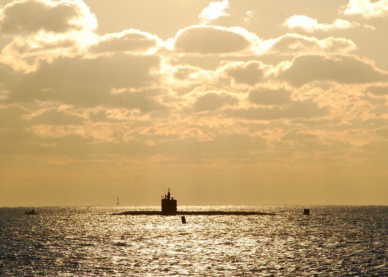 USS Annapolis arrives at Portsmouth Naval Shipyard