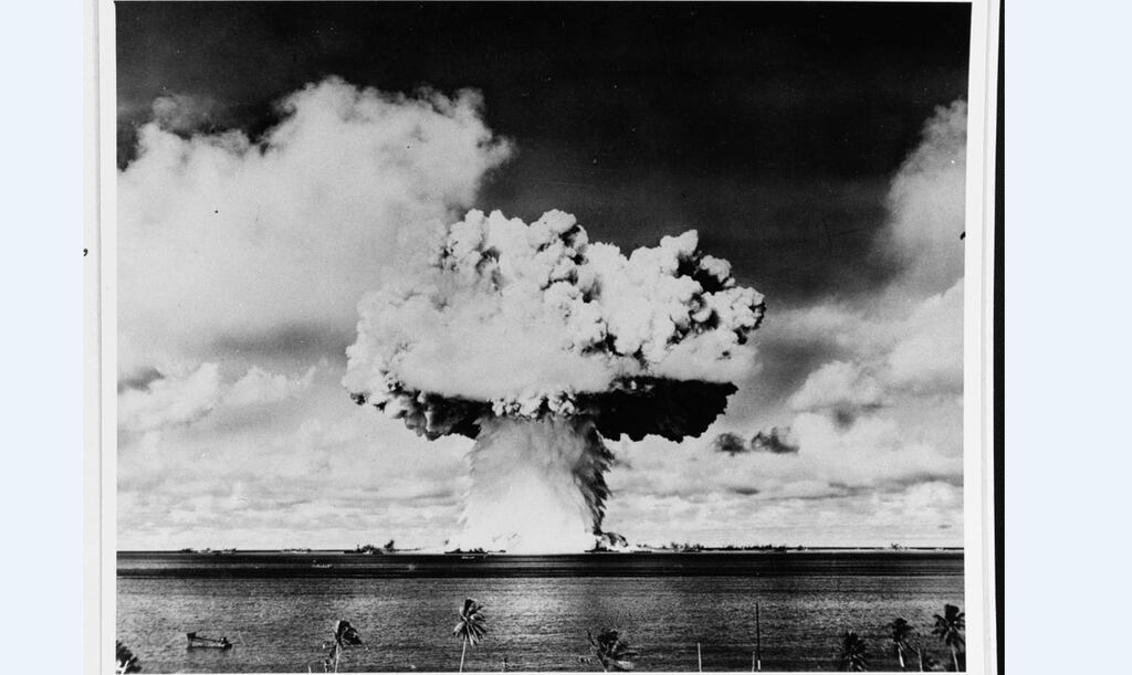 That time the US dropped an atomic bomb on a fleet of 95 ships