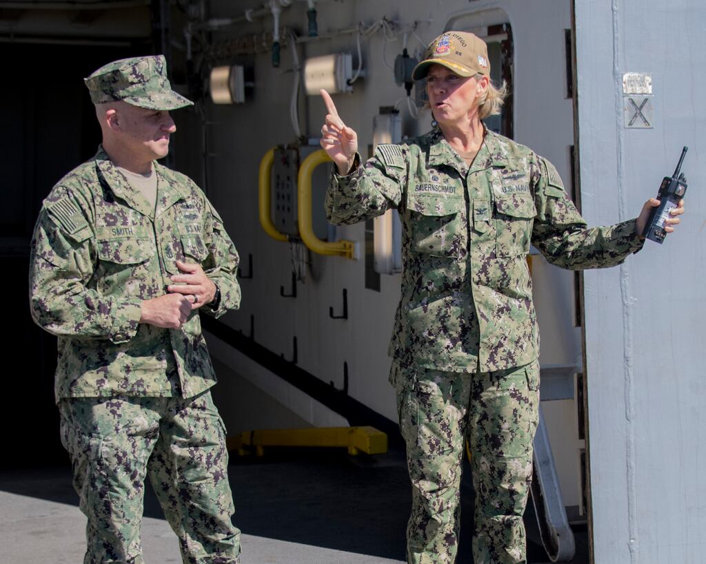 This Navy captain is now the first woman commanding a nuclear aircraft ...