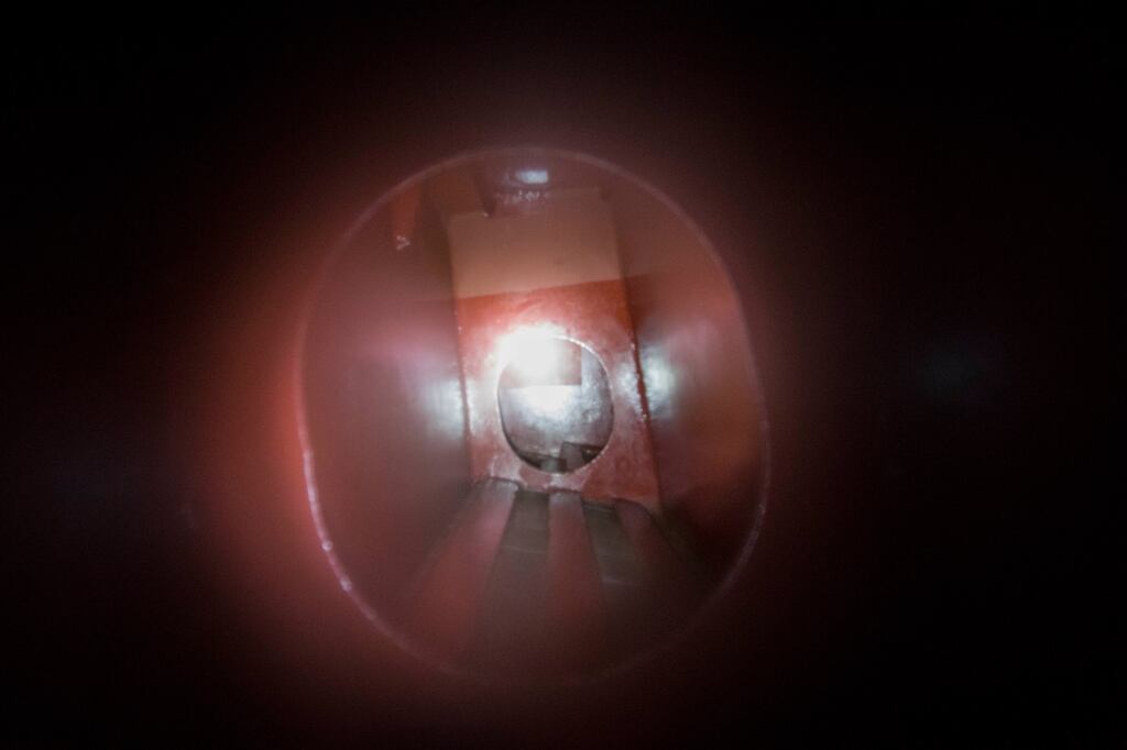 How Peter Mims spent a week hiding in a warship’s engine room