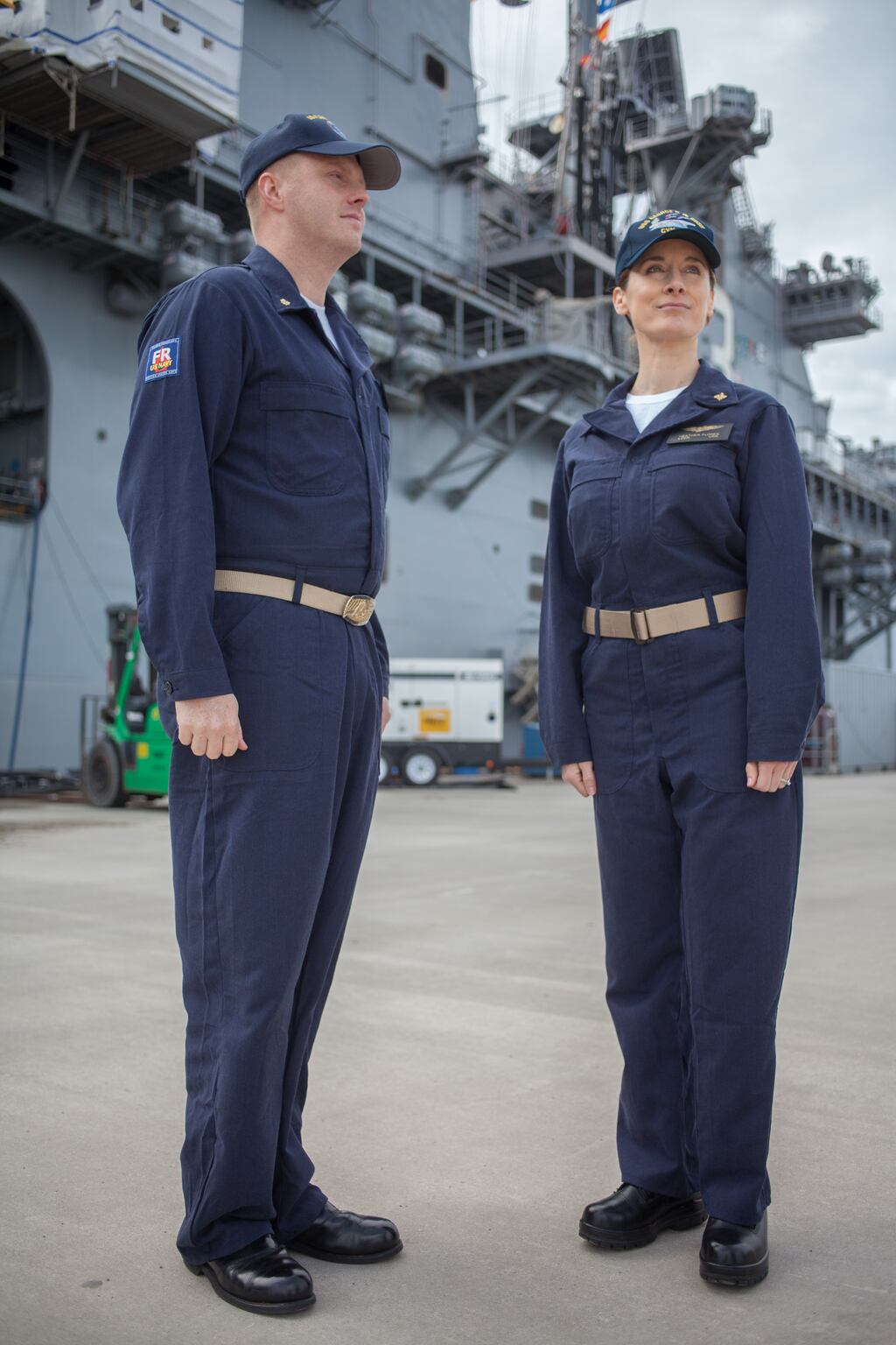 An exclusive first look at the Navy's new fire-retardant coveralls