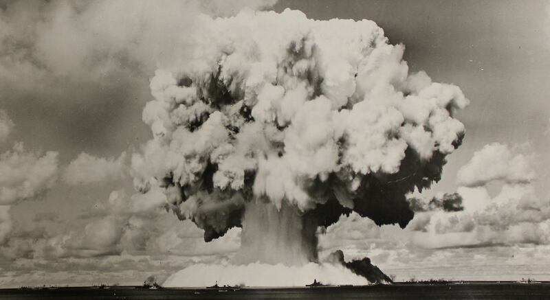 That time the US dropped an atomic bomb on a fleet of 95 ships