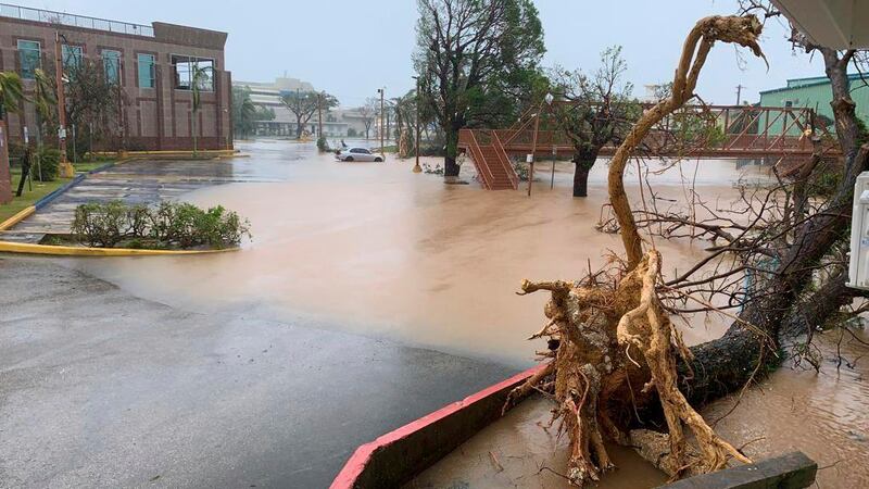Military prepares for disaster relief on Guam after massive typhoon
