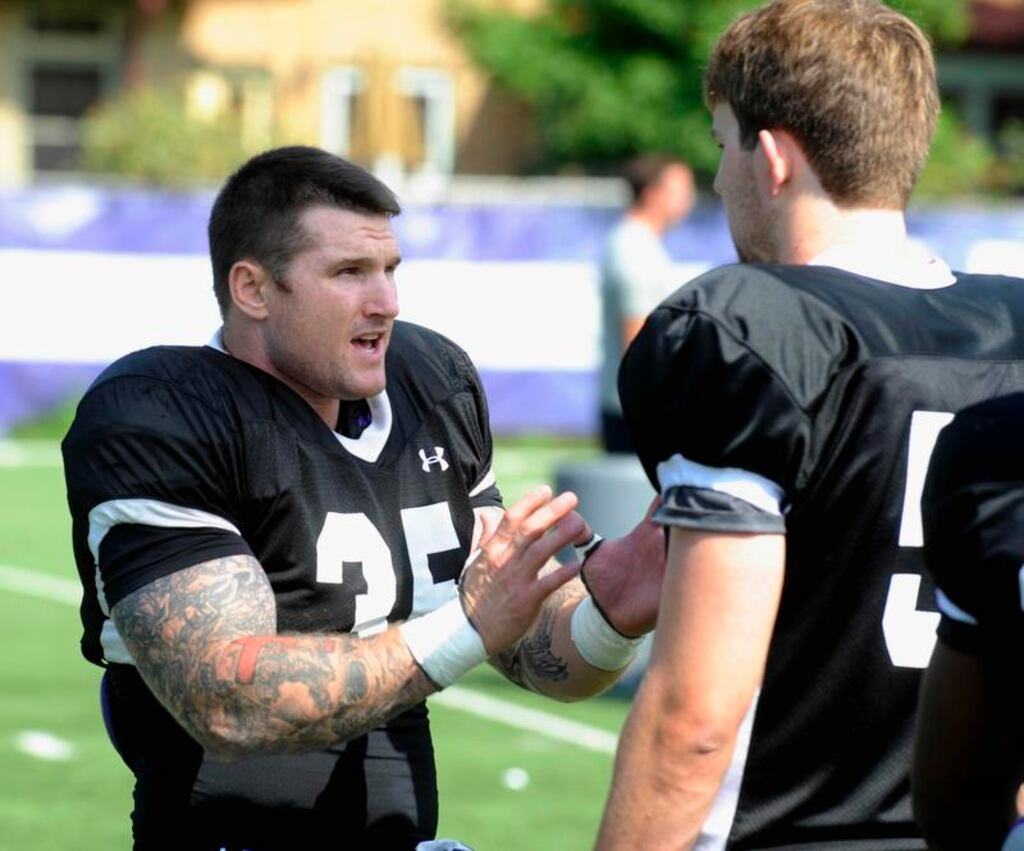 Navy SEAL trying out for Northwestern football