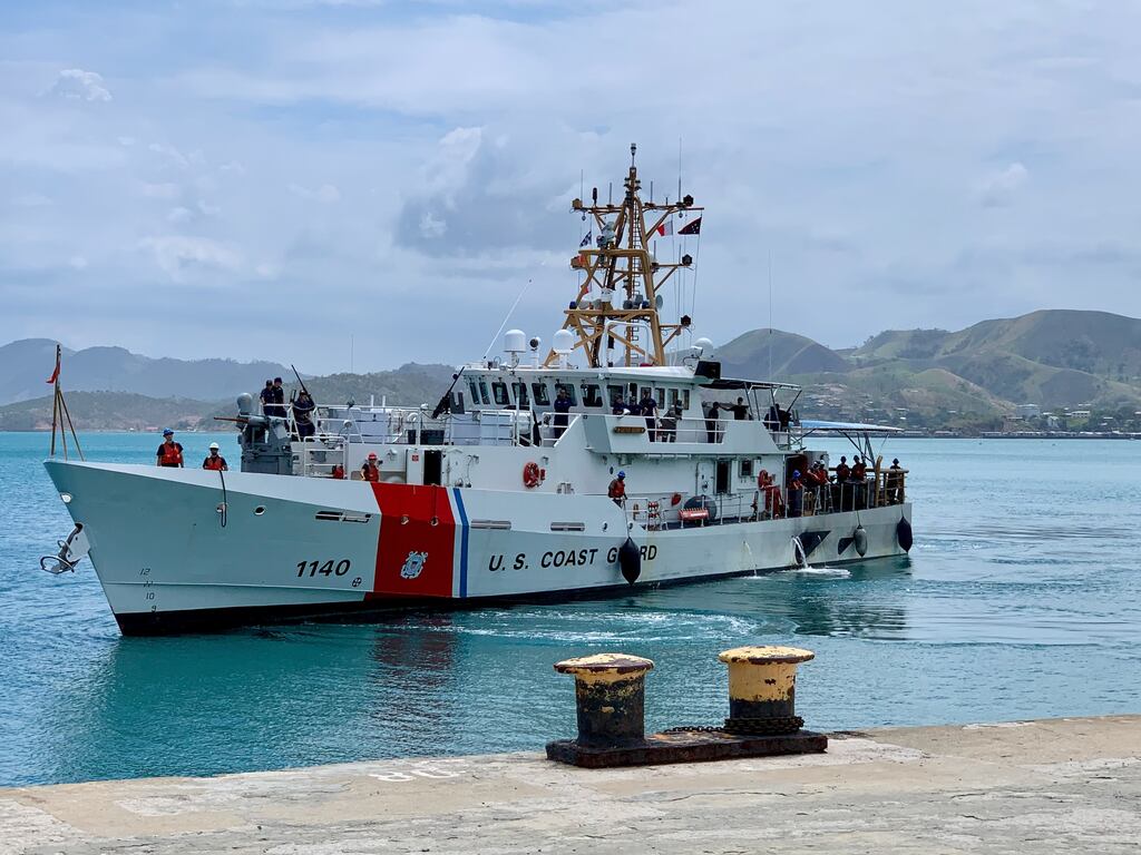 Report: US Coast Guard ship denied port call in Solomons