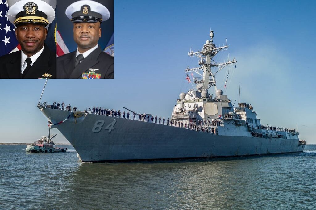 CO, command master chief of destroyer Bulkeley relieved