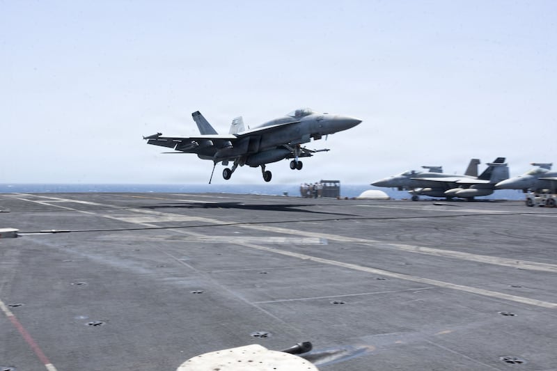 US military continues self-defense strikes against Iran, intercepts ...