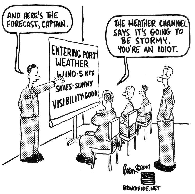 Navy’s weathermen celebrate 90 years