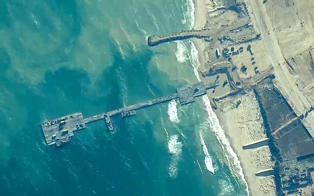 JLOTS, an obscure Army-Navy capability, arrives in Gaza