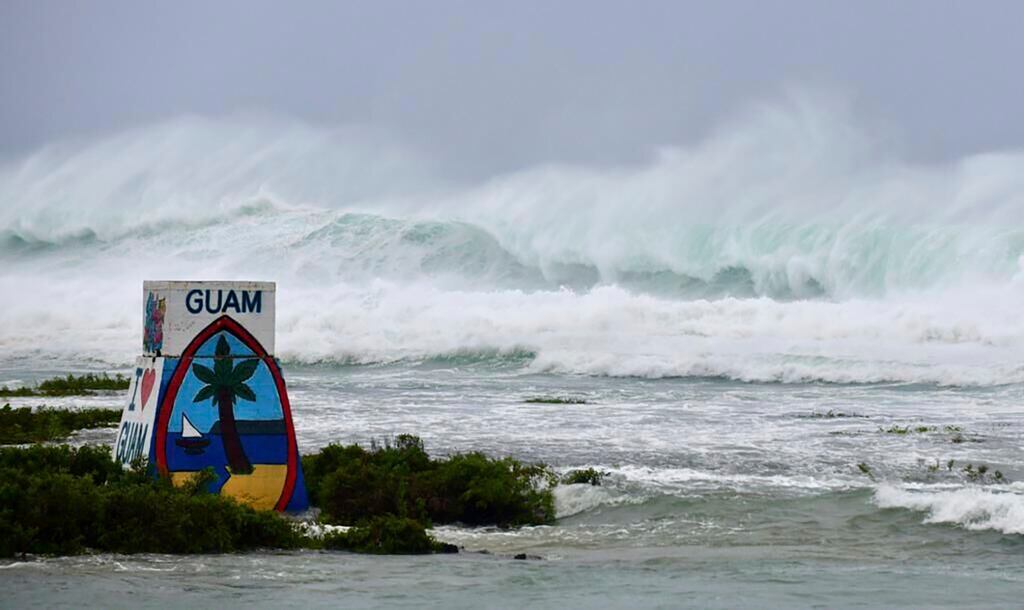 Military prepares for disaster relief on Guam after massive typhoon