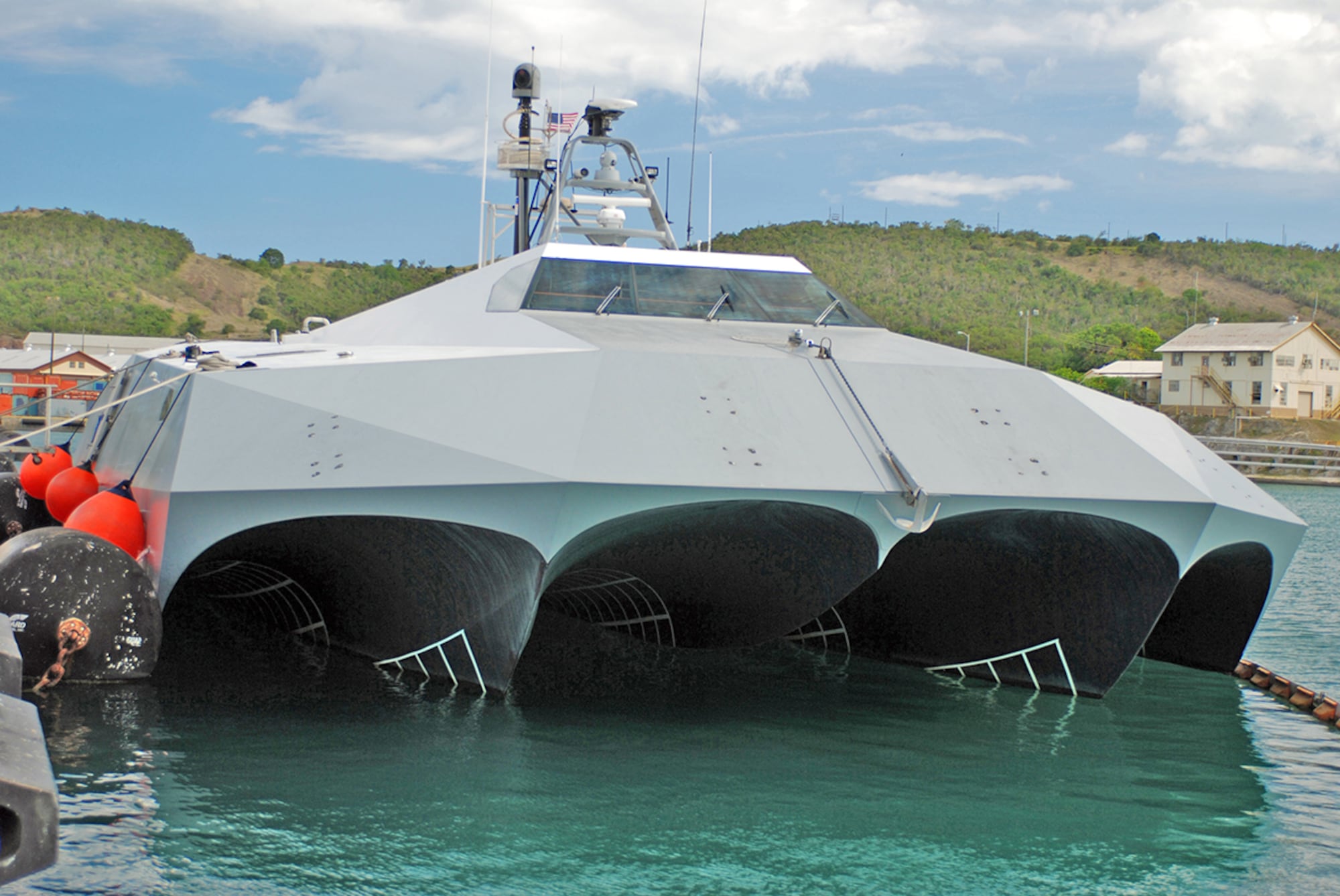 The Navy’s coolest looking vessel heads to Washington