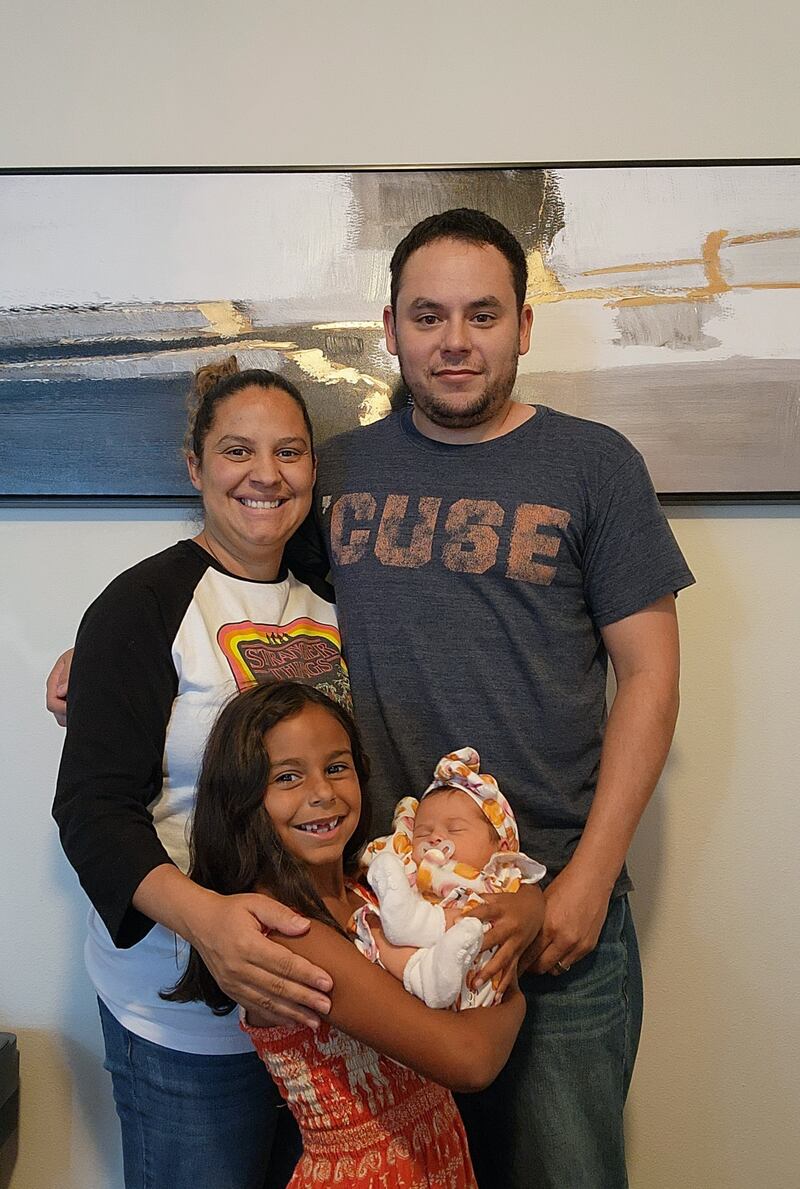 Chief select gives birth. Chiefs mess pins her at the hospital